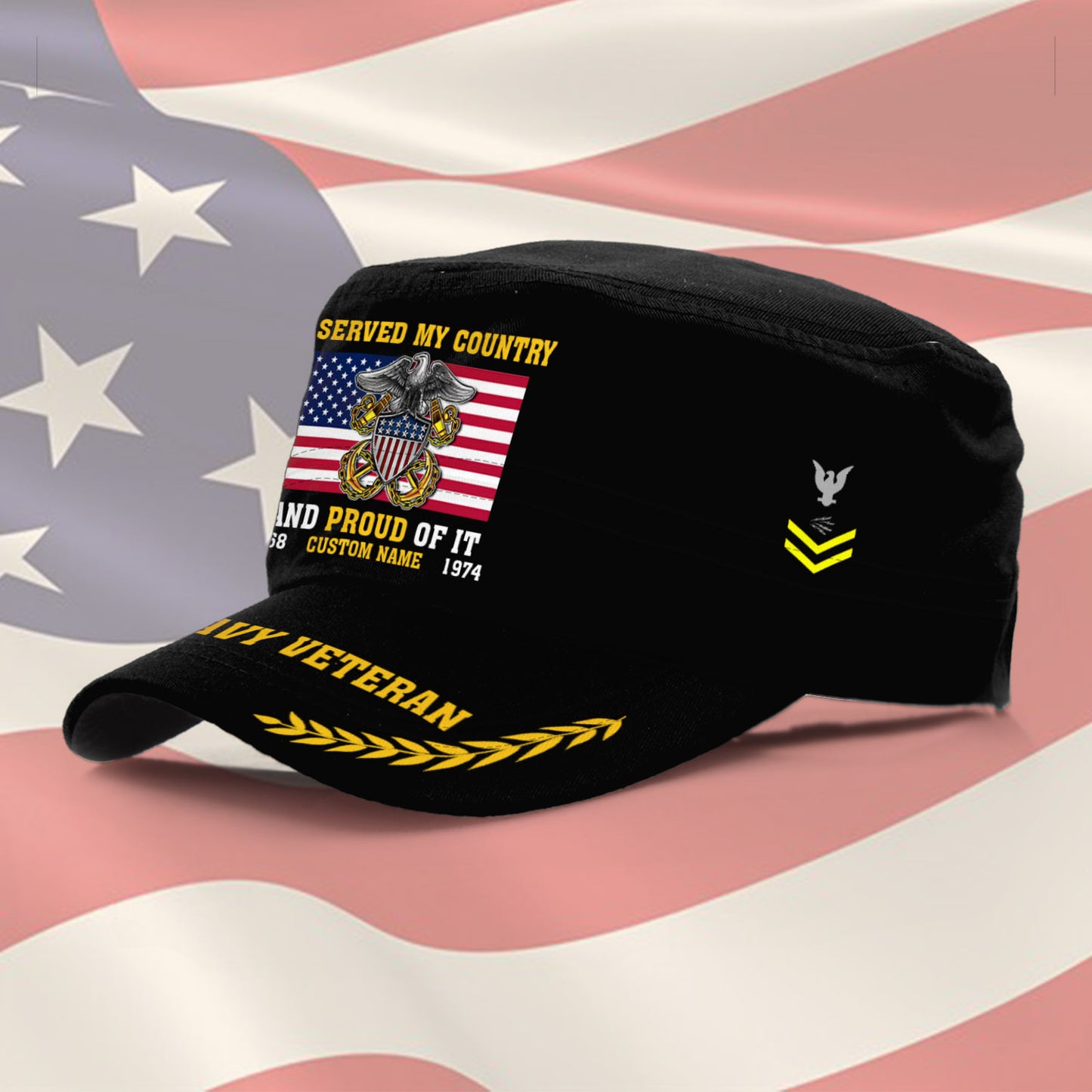 Cowgic Veteran U.S NAVY Military Cap – COWGIC